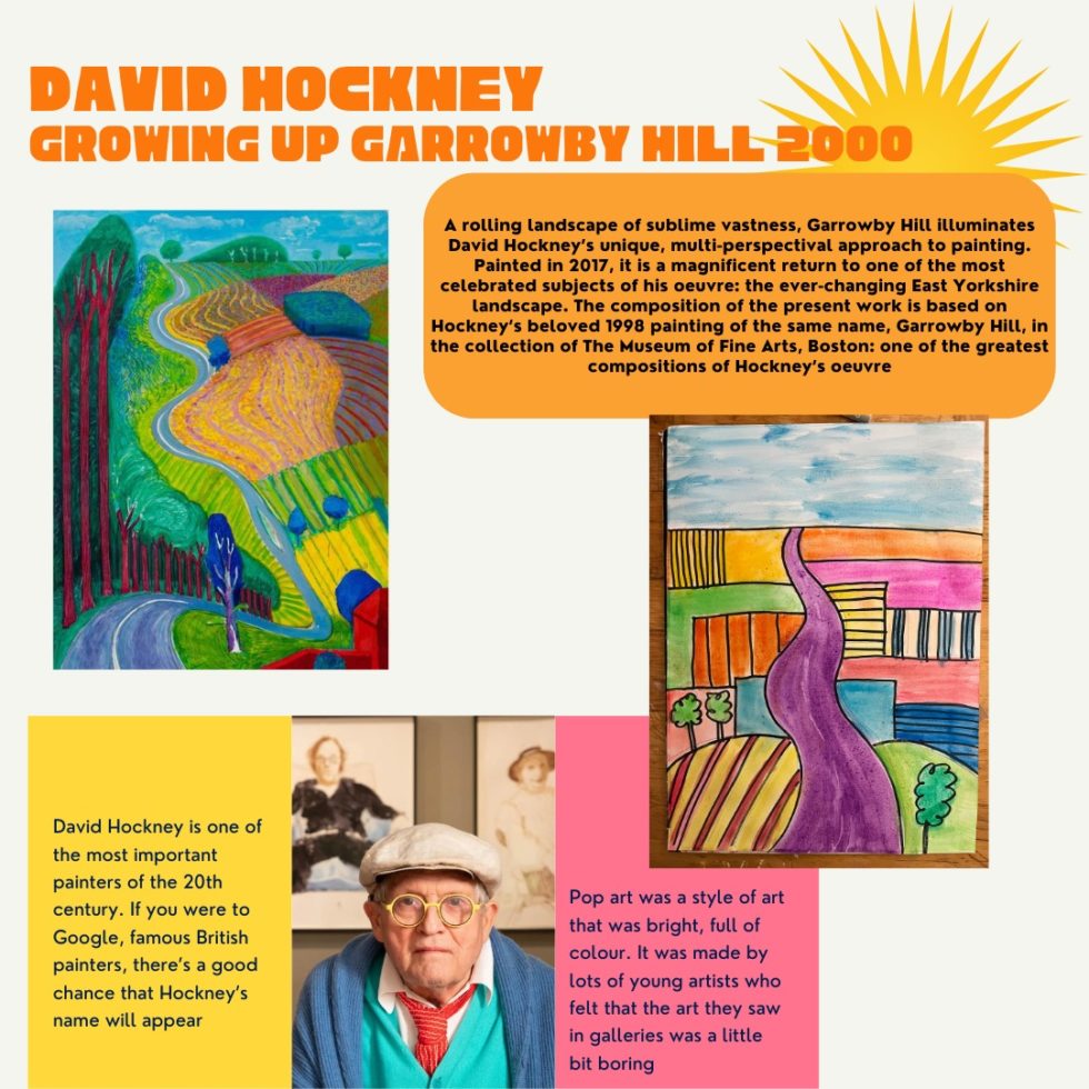 David Hockney Art children Course theme 1 - Absolute-Minds Preschool ...