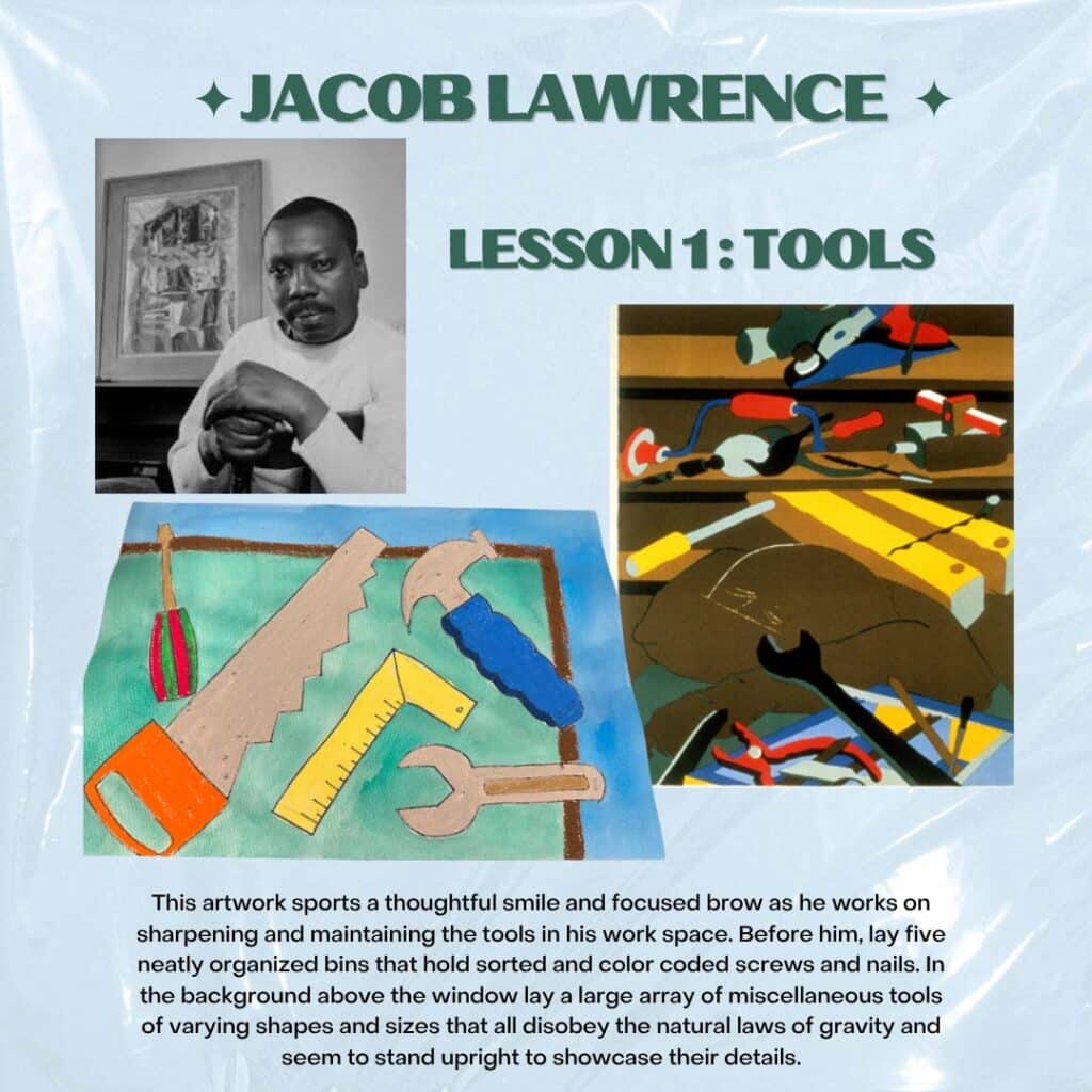 Jacob Lawrence Art children Course theme 1 - Absolute-Minds Preschool ...